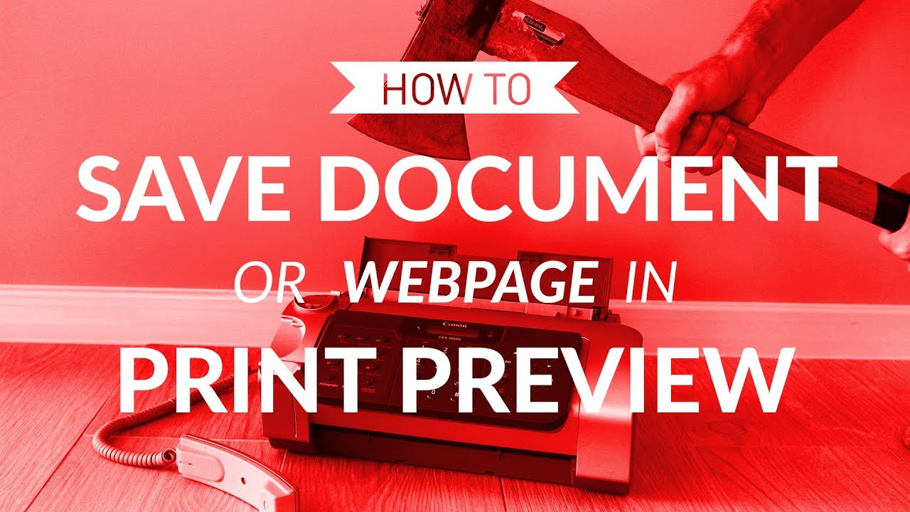 How to save as PDF if printer is not available - YouTube