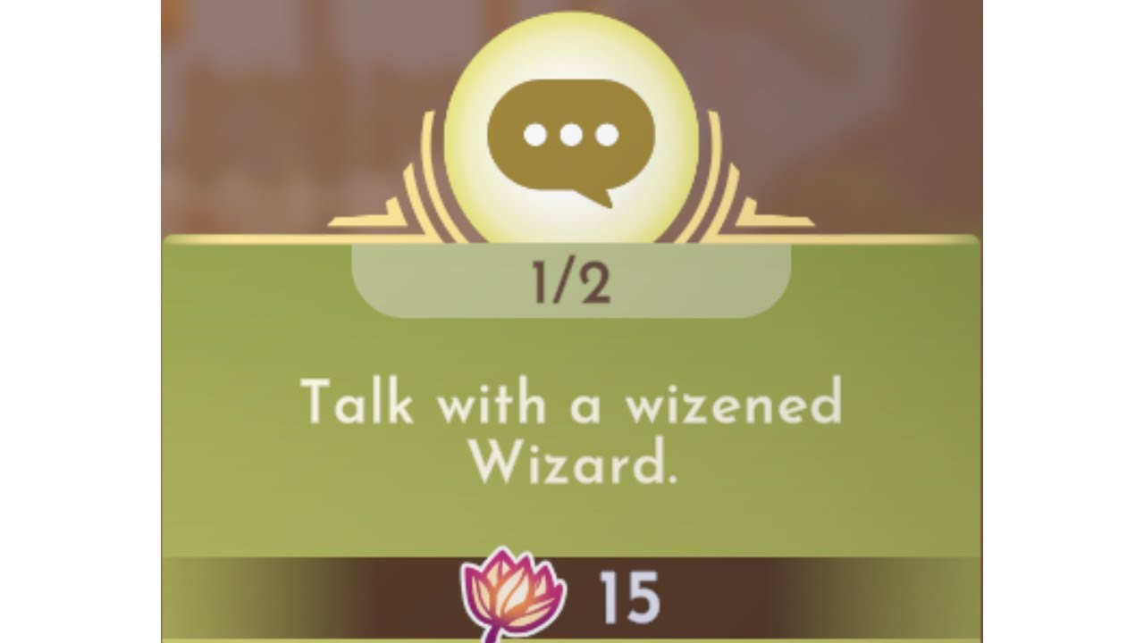 Talk with a wizened Wizard - Disney Dreamlight Valley - YouTube