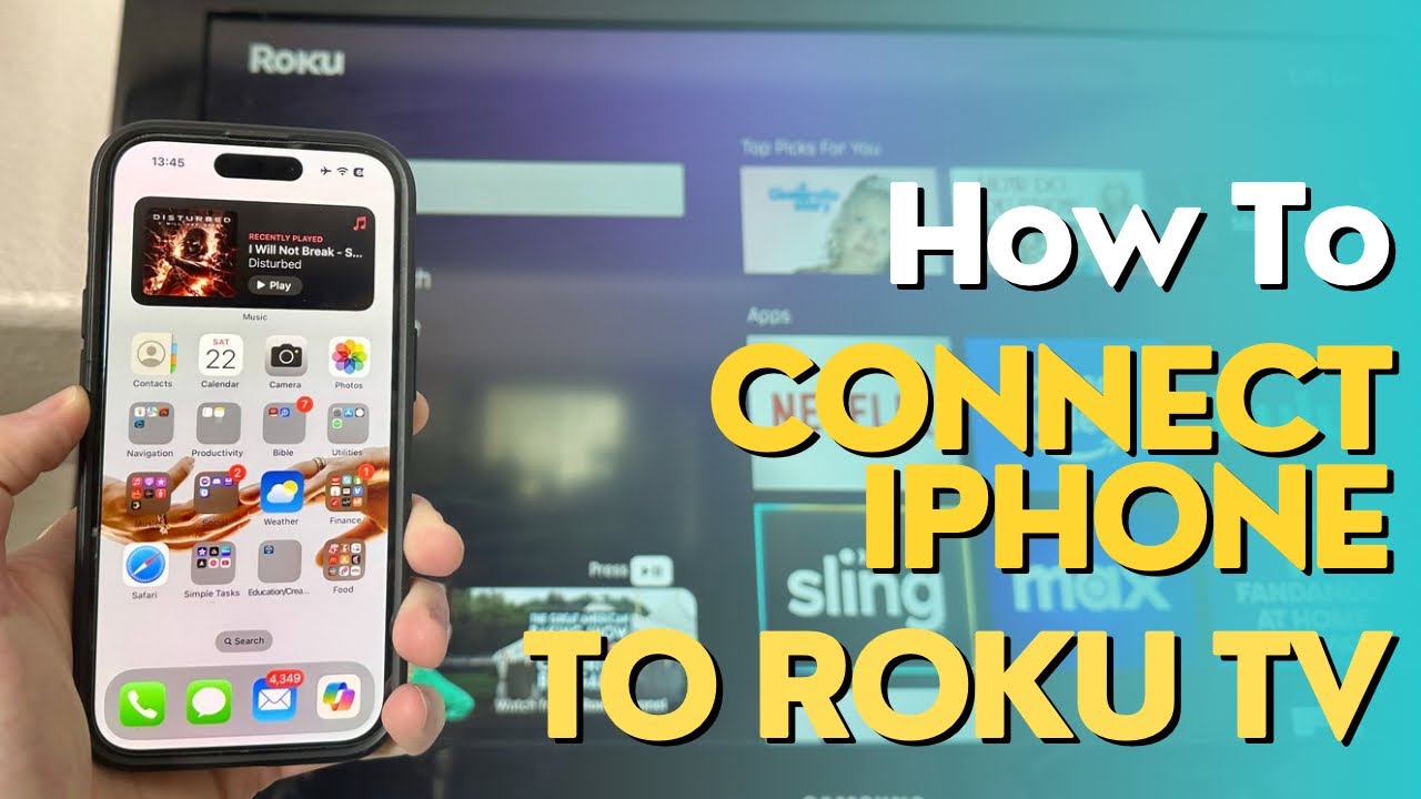 How to Connect iPhone to Roku TV - YouTube