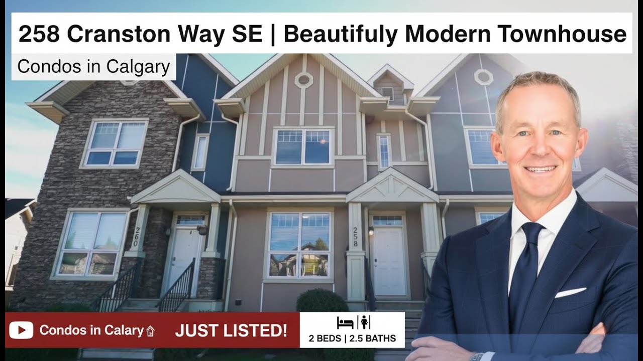258 Cranston Way SE|Beautifully Modern Townhouse|Condos in Calgary ...