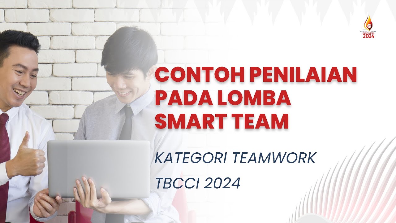 CONTOH PENILAIAN PADA LOMBA SMART TEAM TBCCI 2024 - YouTube