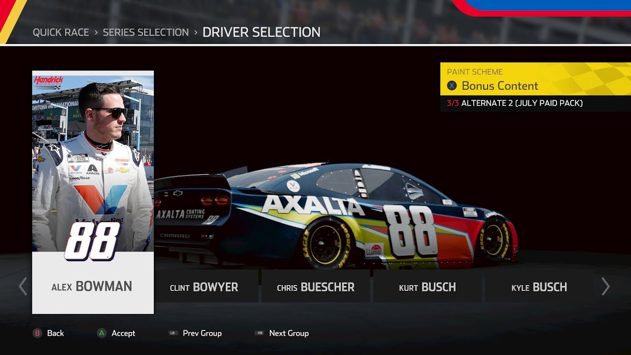 NASCAR Heat 5 - Alex Bowman at Pocono (Axalta) - YouTube