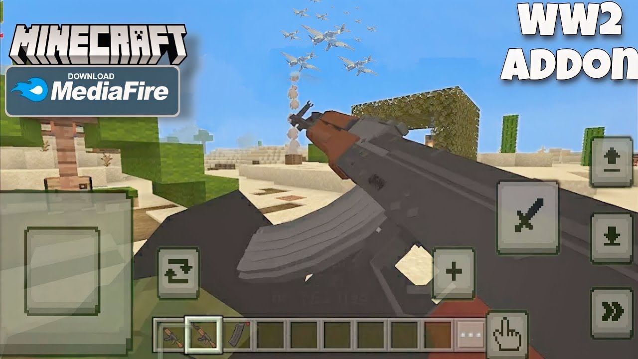 BATTLE OF TAKARAJIMA! - Minecraft WW2 (MOD - es addon) Minecraft pe 1. ...