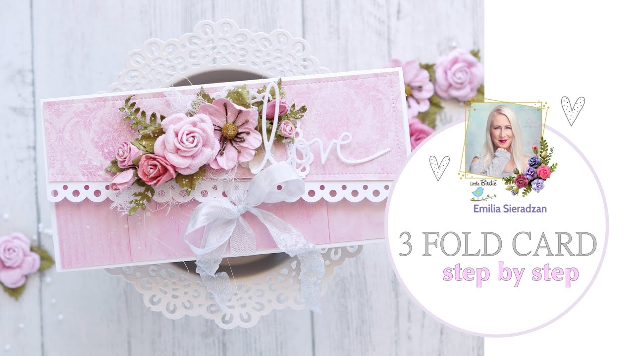 3 Fold Card step by step - YouTube
