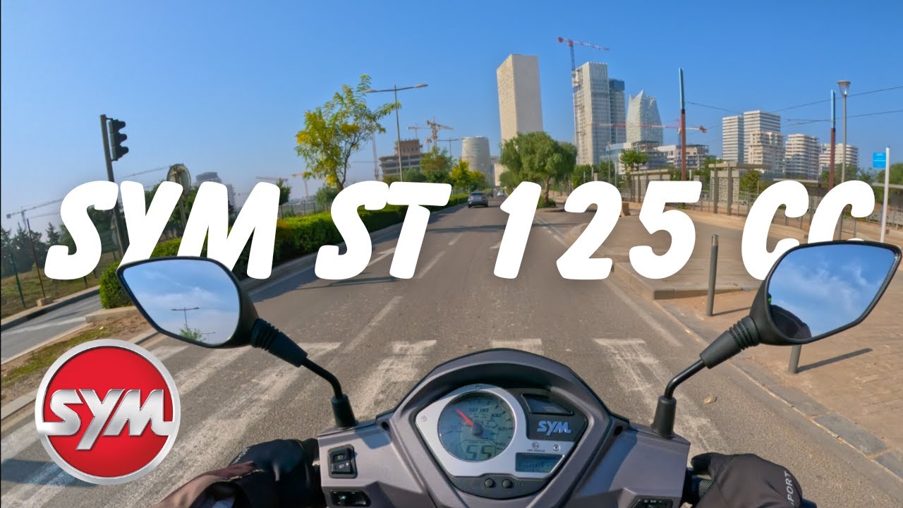 SYM ST 125 CC MOROCCO - تجربة صادقة - YouTube