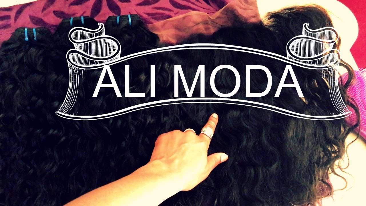 Aliexpress Ali Moda Malaysian Water Wave Unboxing Hair Review - YouTube