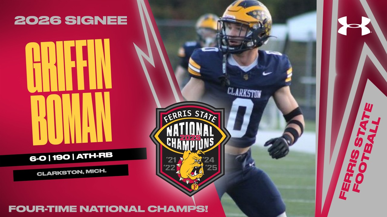 2026 Ferris State Football Signees Griffin and Lukas Bowman - YouTube