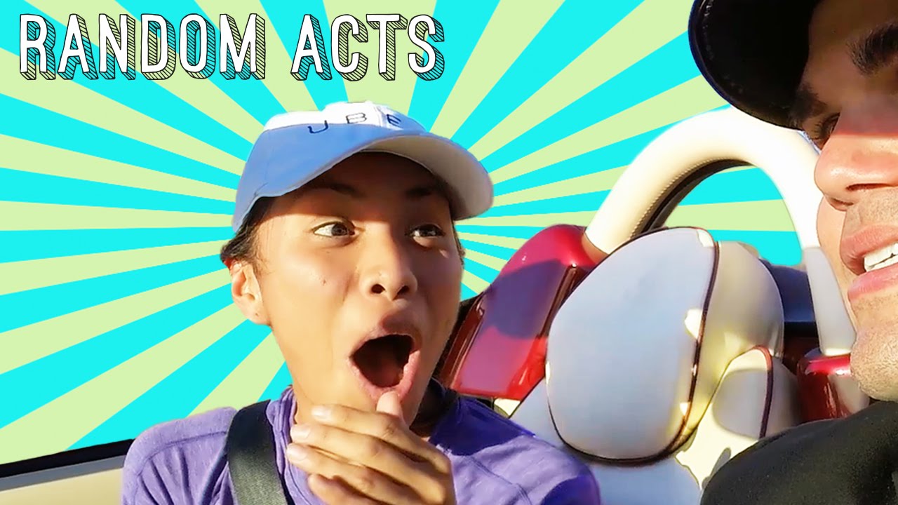 Positive Pranks! Surprising Uber Riders with a Ferrari - Random Acts ...