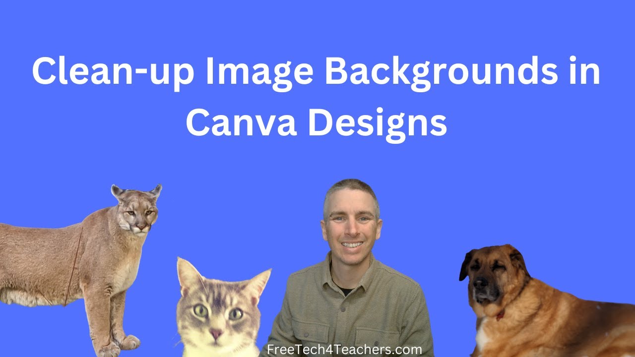 How to Clean-up Image Backgrounds in Canva - YouTube