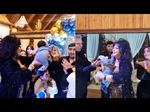 Təranə Qumral və Musa Musayev nəvəsi ilə belə rəqs etdi.