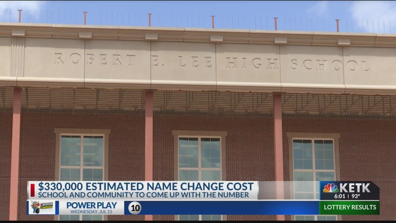 Next steps underway in Tyler high schools' name change - YouTube