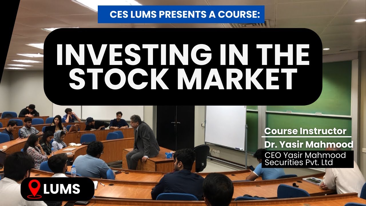 Stock Market Course at CES LUMS | Register Now - YouTube
