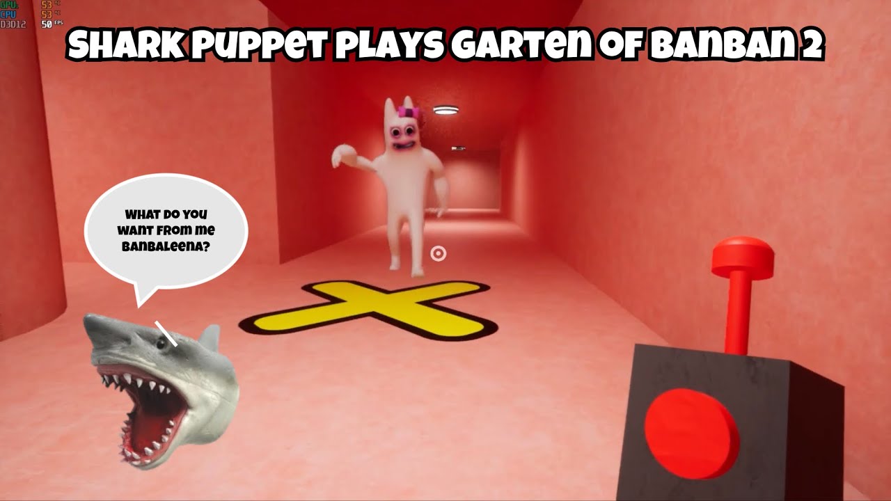 SB Movie: Shark Puppet plays Garten of Banban 2! - YouTube