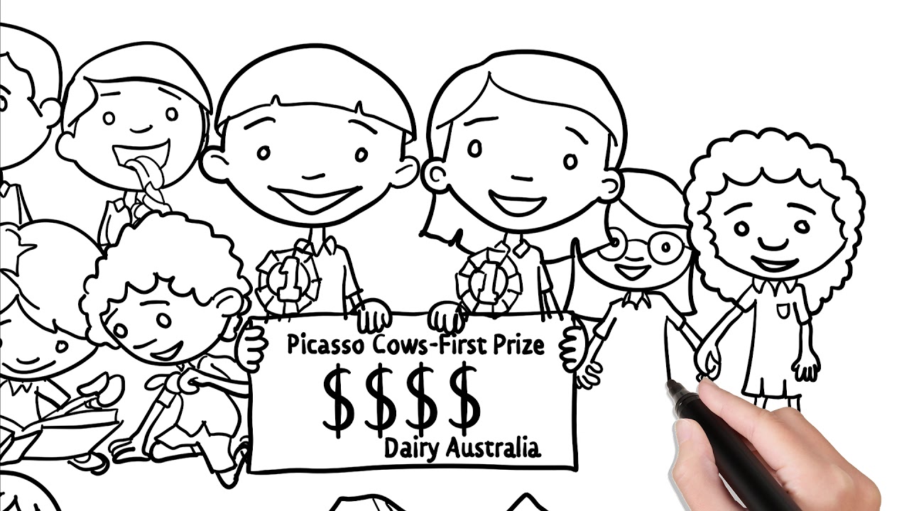 Picasso Cows program - An overview - YouTube