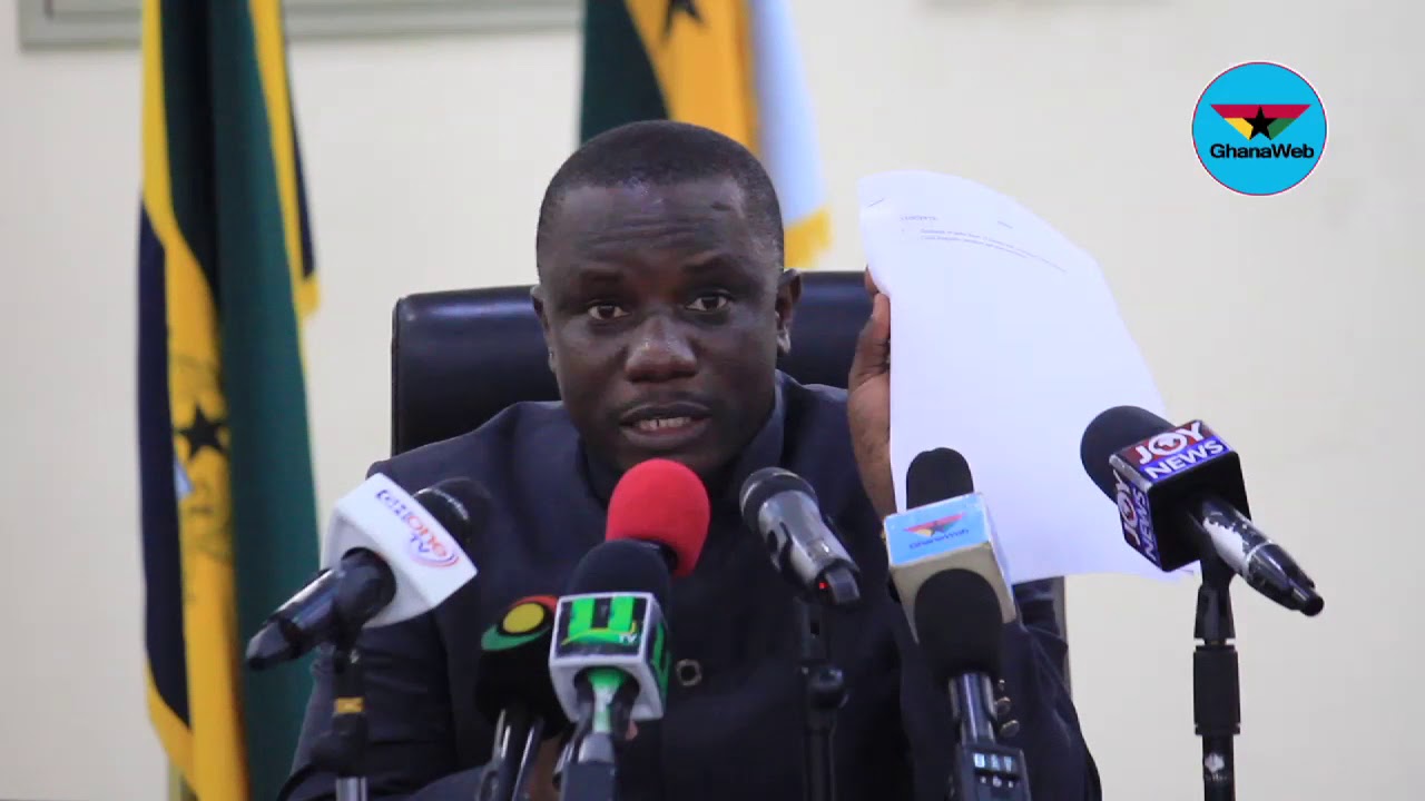 Ghana USA military deal: Dominic Nitiwul's full speech at press ...