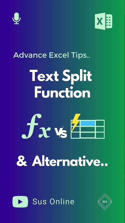 Advance Excel Tips to use Text Split Function with Multiple Delimiter. #excel #excelformula ...