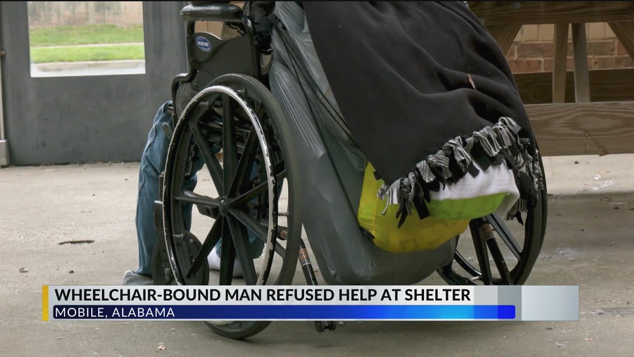 Disabled man denied help at Mobile rescue - YouTube