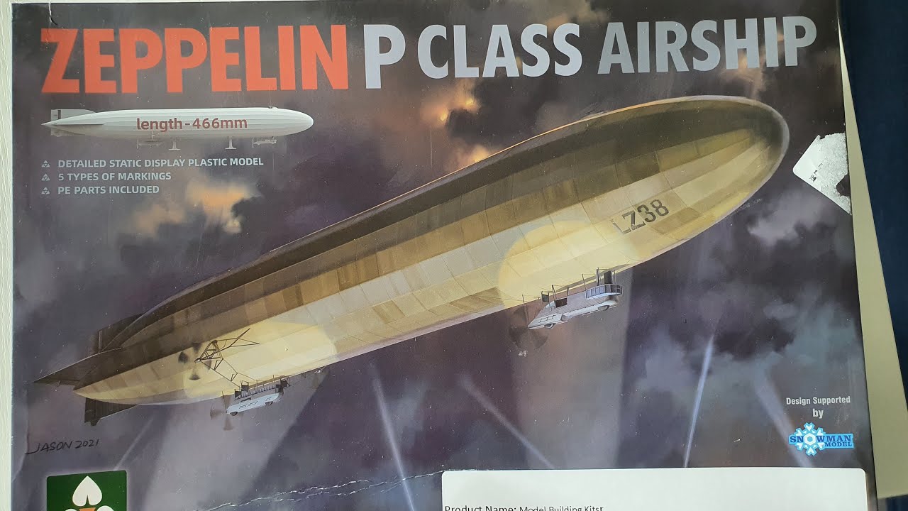 ZEPPELIN P class from TAKOM !! ASSEMBLING !! 1/350 - YouTube
