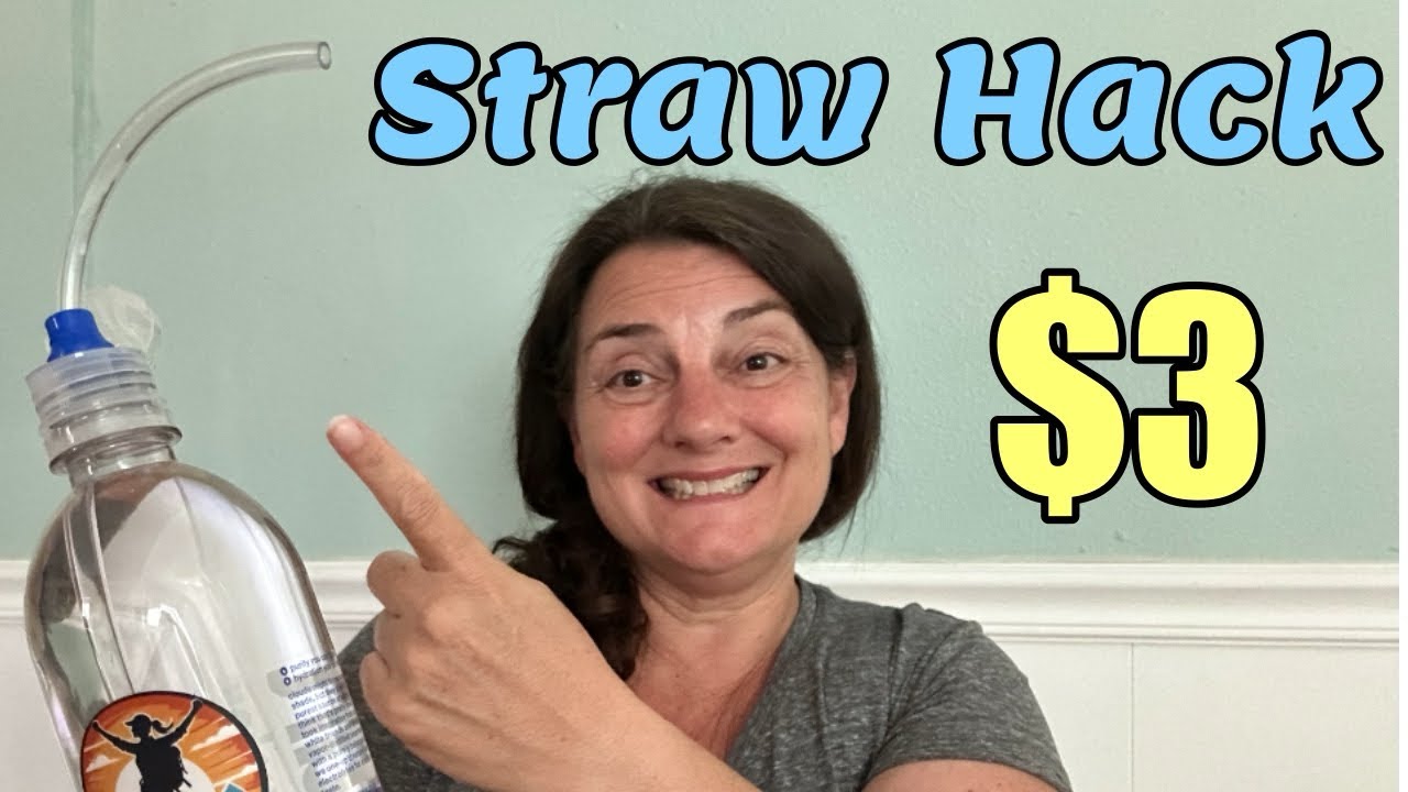 Cheap $3 Straw Hack for Any Water Bottle - YouTube