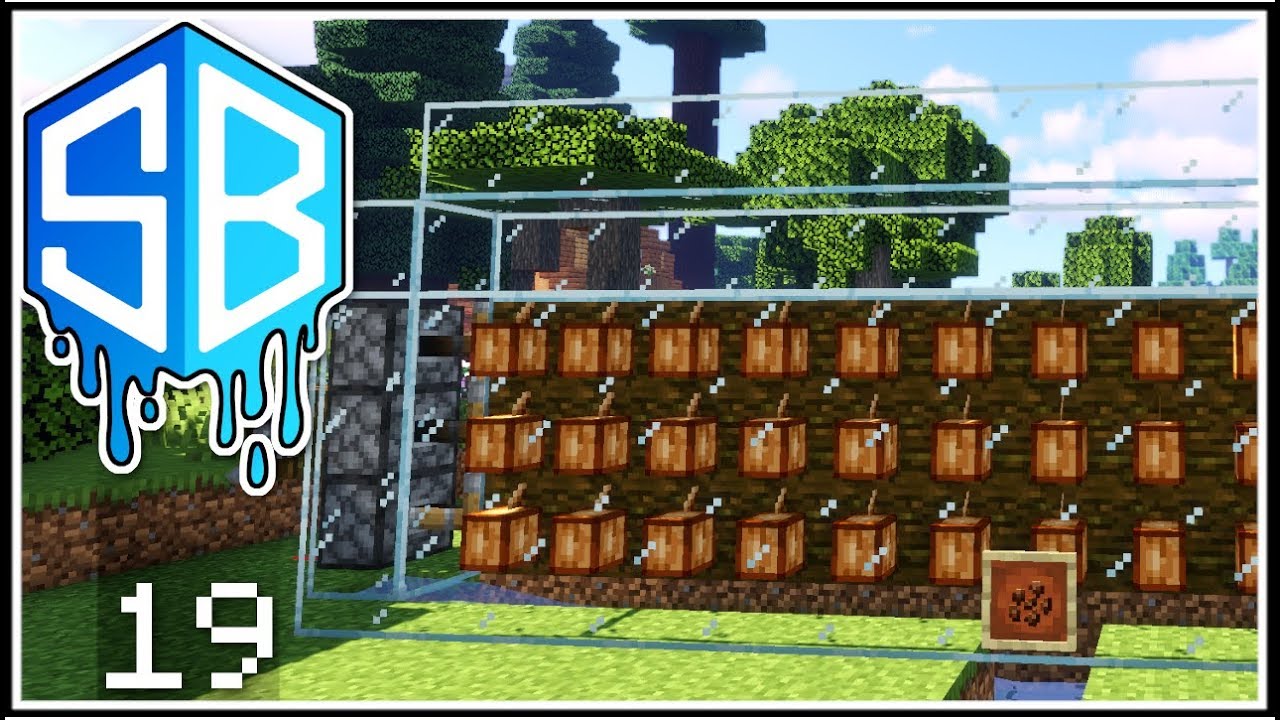 Minecraft - BEAN FARM & TREE HOUSE ! Ep.19 - Sourceblock SMP ( Lets ...