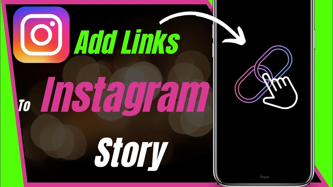 How To Add Links To Instagram Stories - YouTube