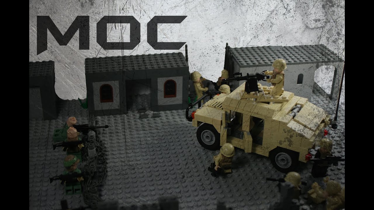 LEGO MOC- Assault on Military Convoy - YouTube