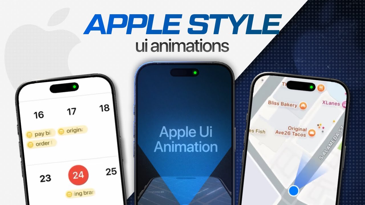 How to Create VIRAL Apple-style Ui Animations - After Effects tutorial ...