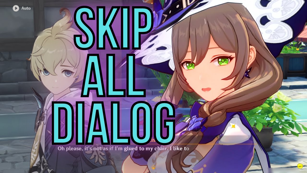 WHY We Can NEVER "Skip All Dialog" in Genshin Impact - YouTube