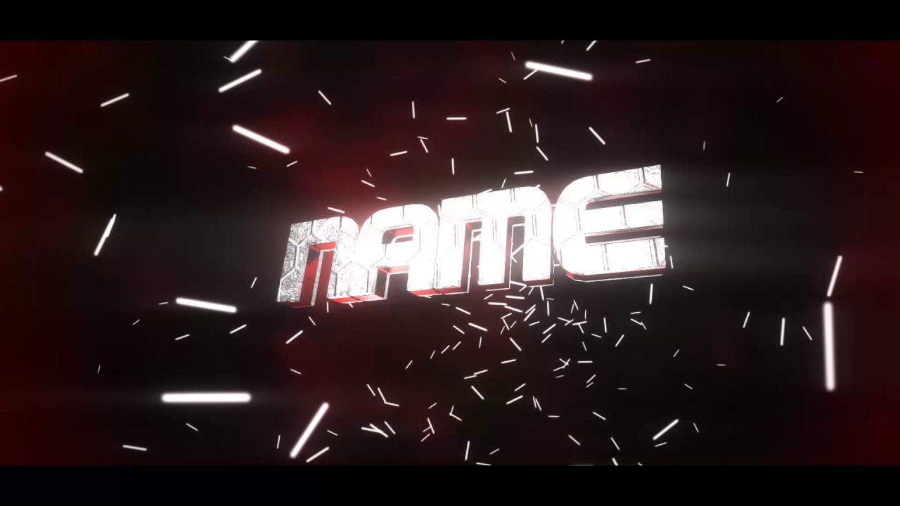 Red Intro Template - YouTube
