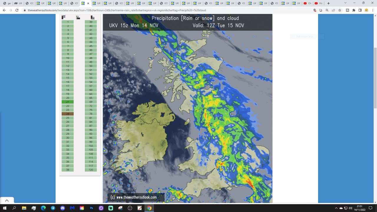 UK Weather Forecast: Heavy Rain And Strong Winds Pushing Eastwards ...