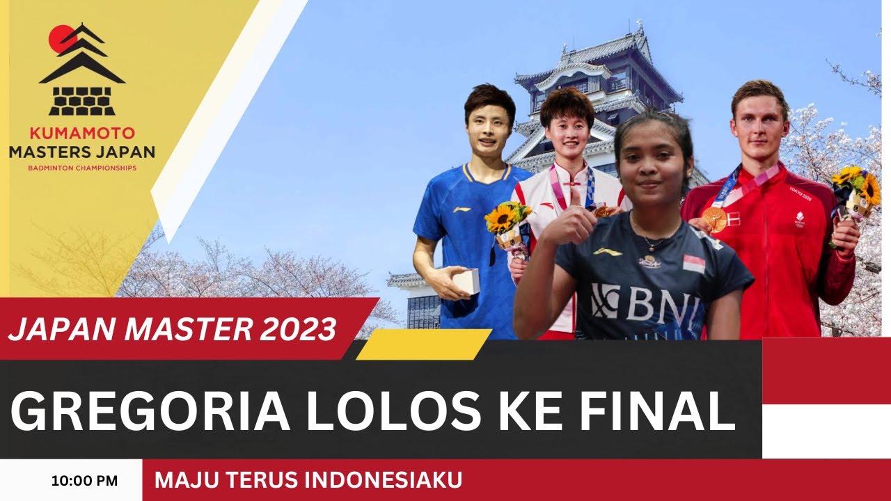 Hasil Lengkap Semifinal Japan Master 2023 | Gregoria Lolos Final # ...