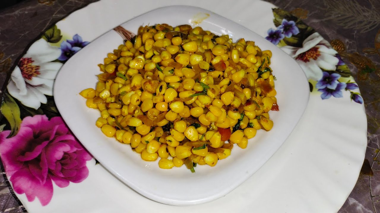 Yummy sweet corn fry 🌽 ll restuarant style 😋 ll steam sweet corn fry ...
