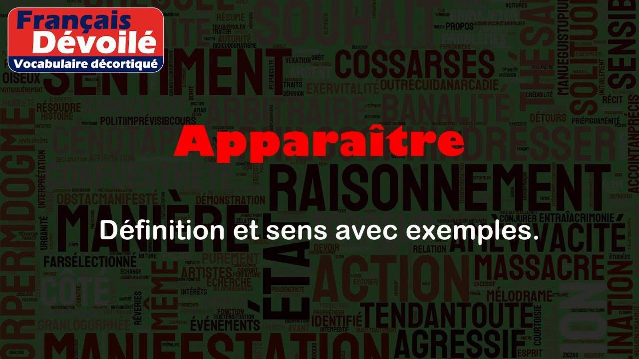 Apparaître - YouTube