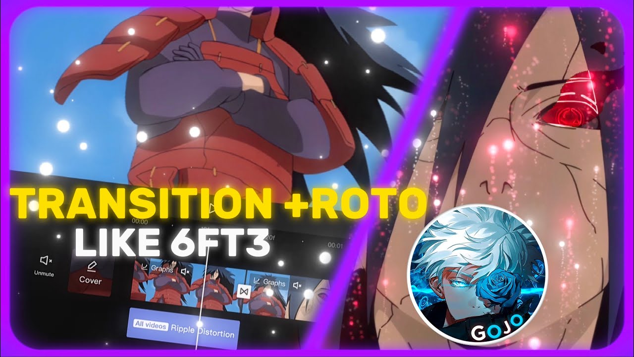 Transition + Rotation like @6ft3 | Cap Cut AMV Tutorial | Easy Method ...