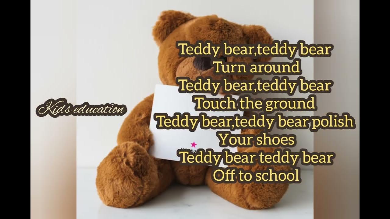 poem Teddy bear,teddy bear English poem English rhyme kids poem,nursery ...
