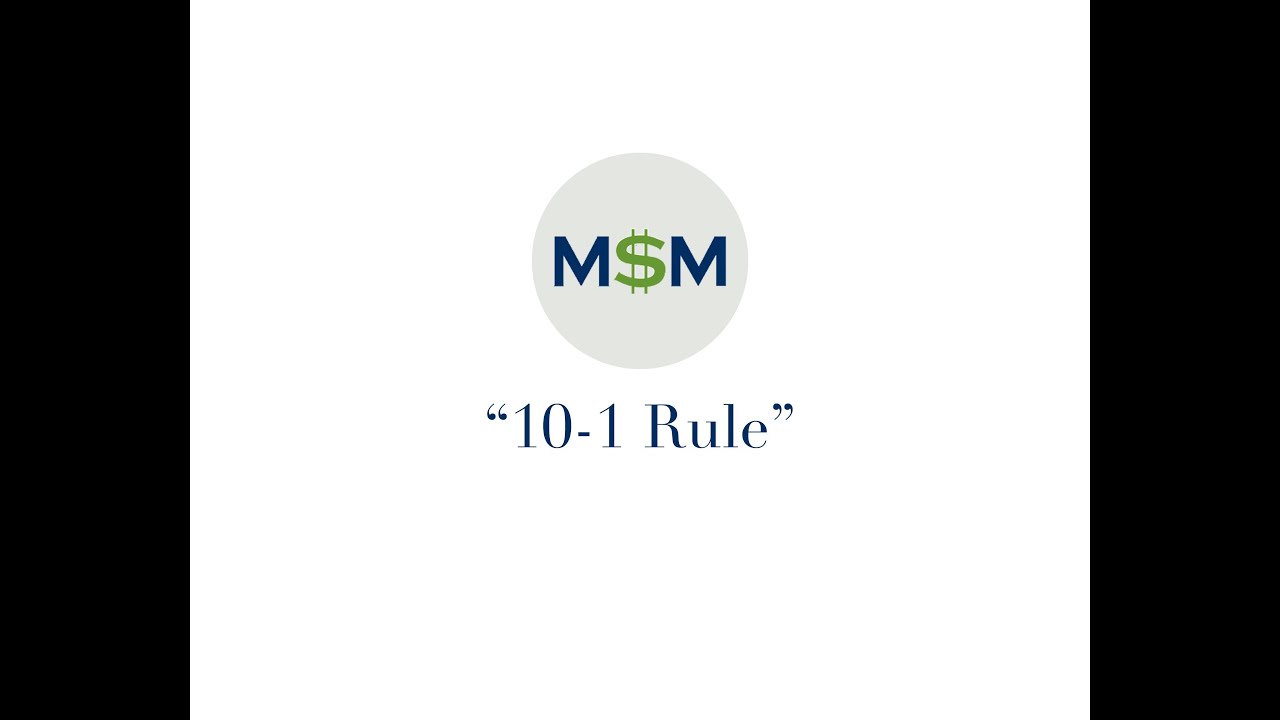 MSM 10 1 Rule - YouTube