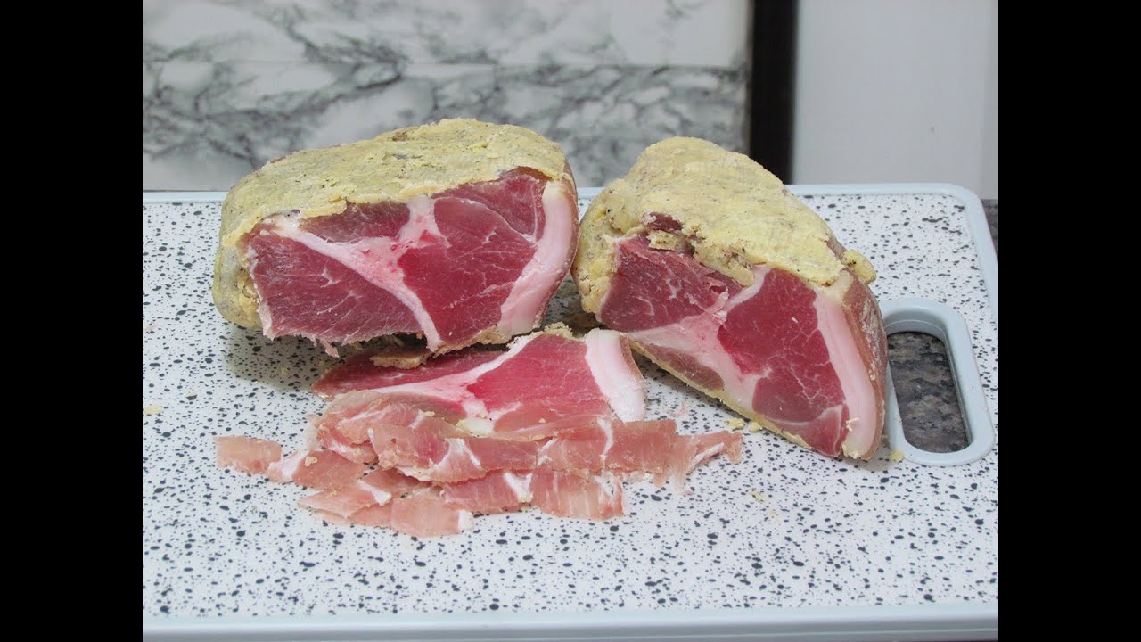 Como Fazer Presunto Crú em Casa sem Equipamentos Vídeo Completo - YouTube