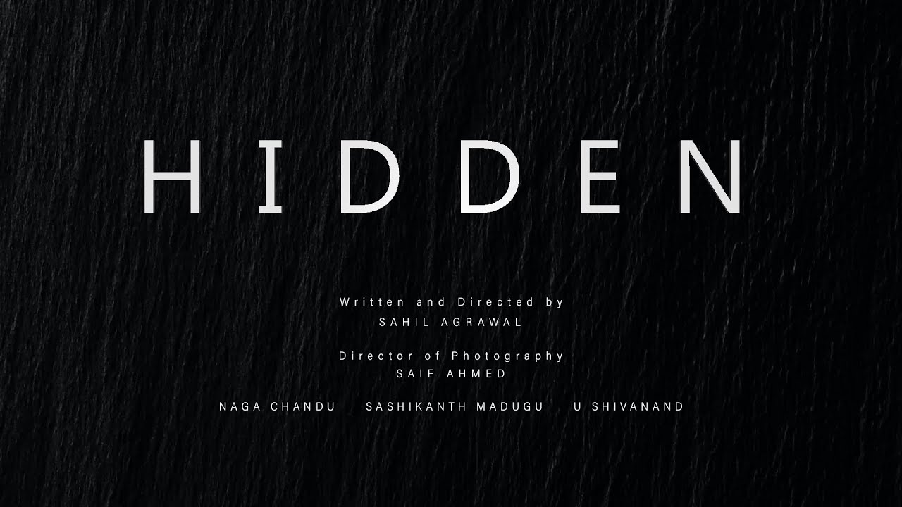 Hidden Telugu Short Film 2023 Directed By Sahil Agrawal With English Subtitles Youtube