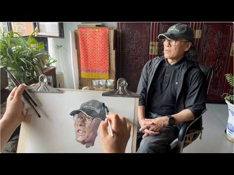 Watercolor Portrait Painting 🌟 Chinese Artist Li Xiaolin