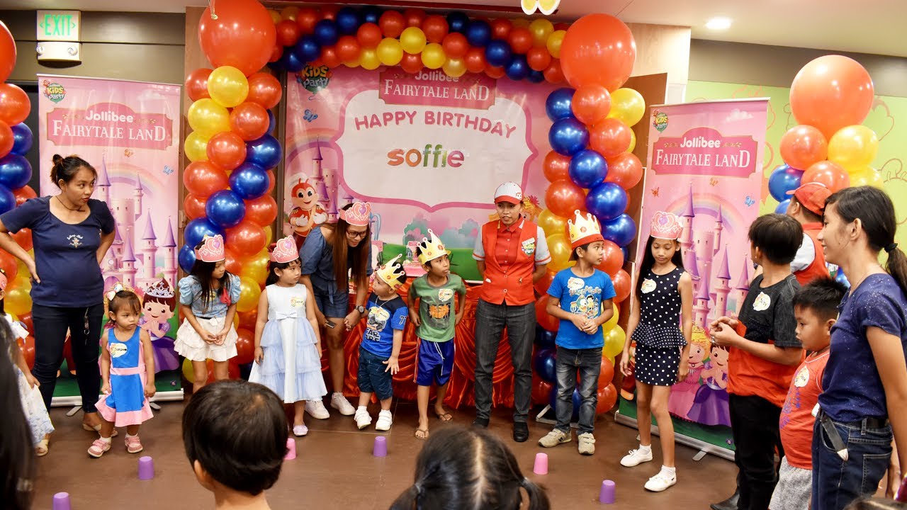 Jollibee Kiddie Party Birthday Celebration | Jollibee Fairytale Land ...
