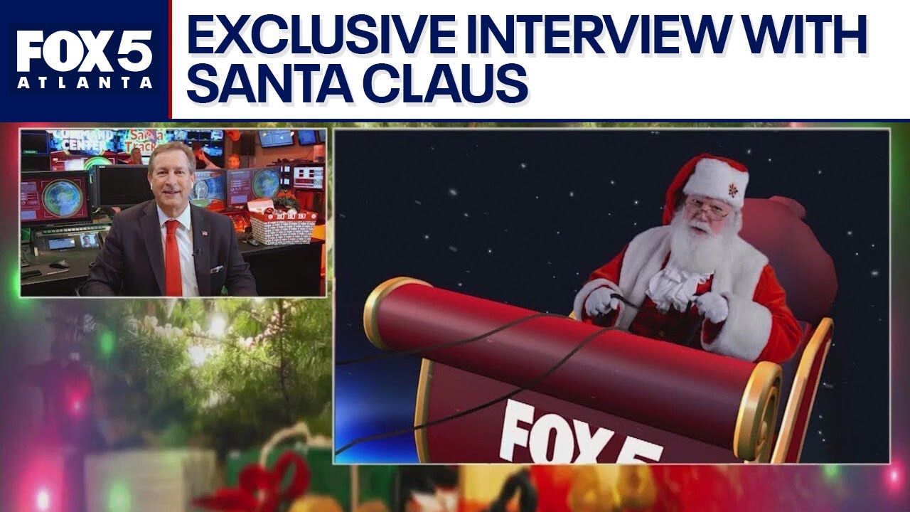 Santa talks to Atlanta meteorologist | FOX 5 News - YouTube