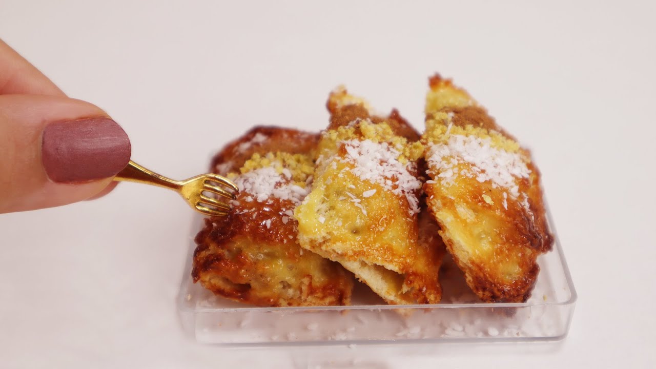 Amazing MINIATURE Apple Pie | How To Bake Apple Pie | ASMR Miniature ...