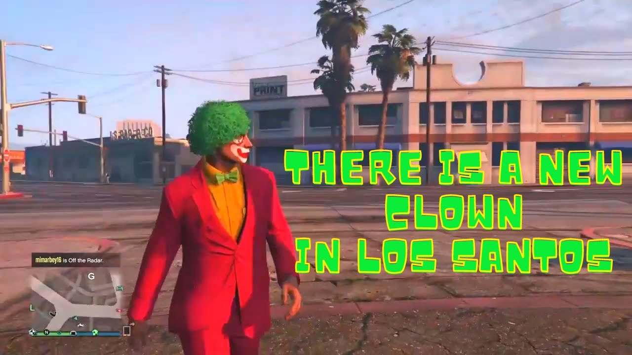 GTA Online Joker| There is a New Clown in Los Santos| Joker in GTA ...