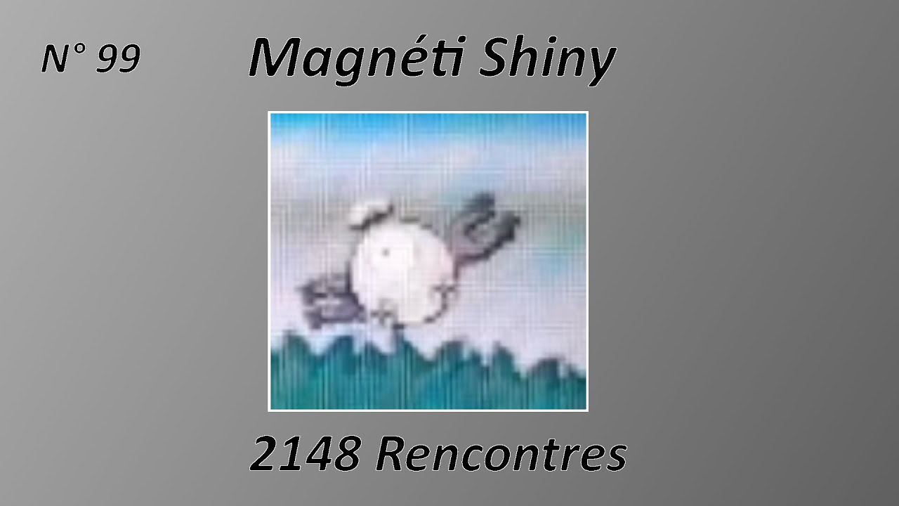 [99*]Magnéti shiny/ shiny magnemite 2148 RE'S - YouTube