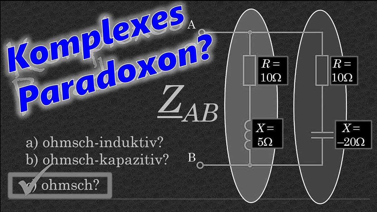 Parallelschaltung komplexer Widerstände / Impedanzen - YouTube