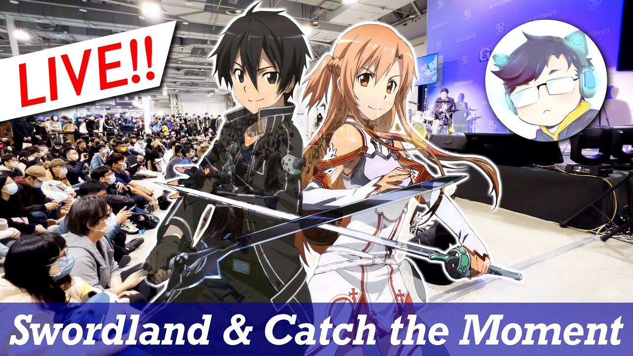 We played "Swordland" and "Catch the Moment" from SAO in front of LARGE ...