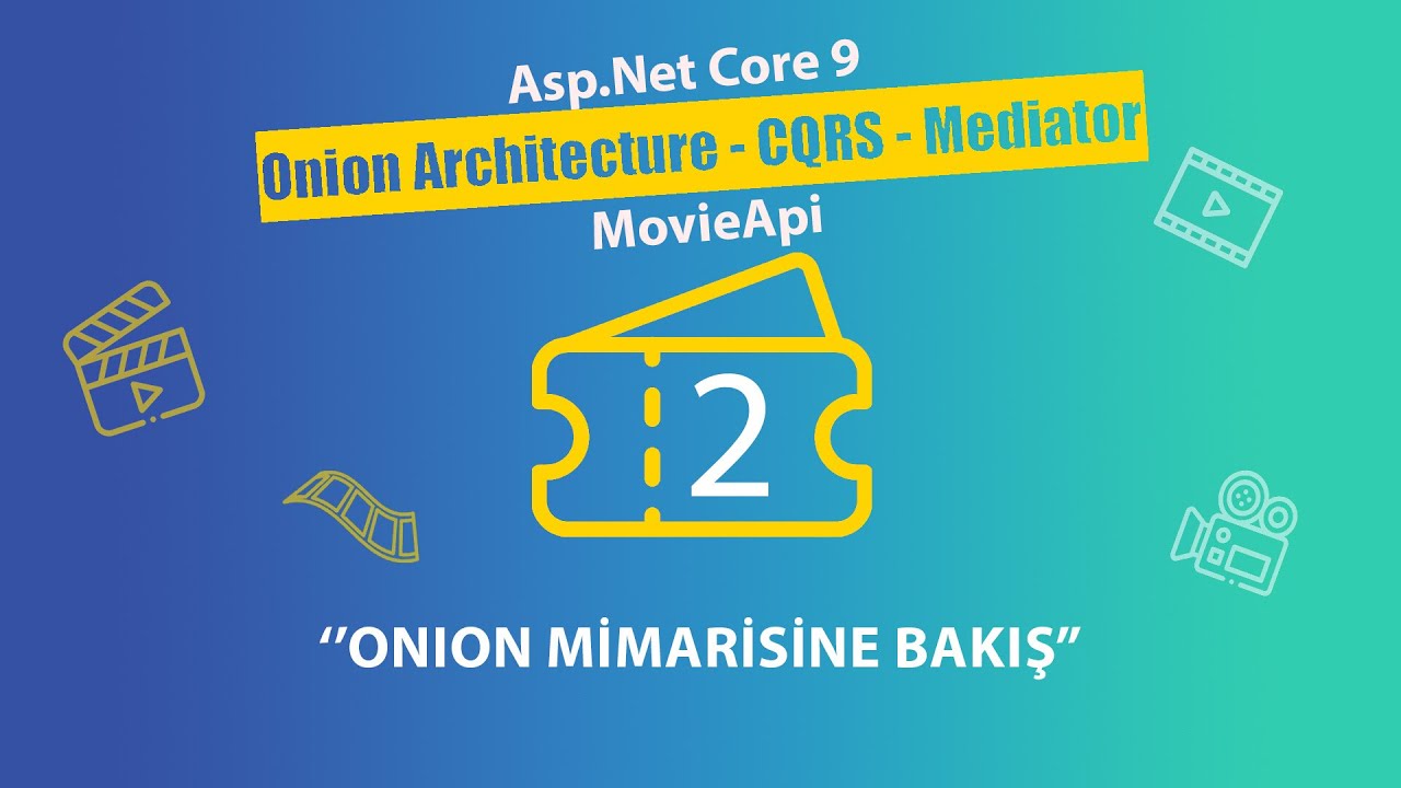#2 Movie Api - AspNet Core 9.0 Onion Architecture CQRS & Mediator - Onion Mimarisine Genel Bakış ...
