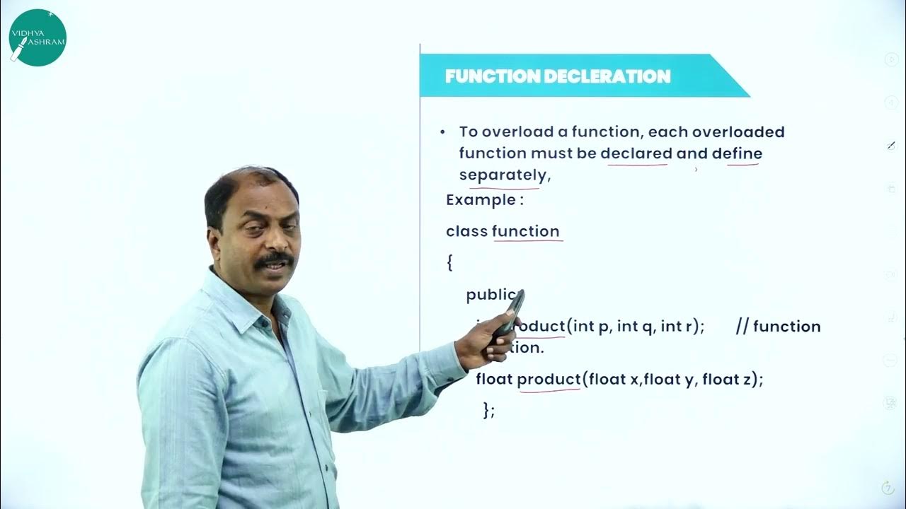 DAY 30 | COMPUTER SCIENCE | II PUC | FUNCTION OVERLOADING AND MEMBER FUNCTIONS | L1 - YouTube