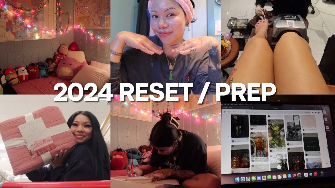 2024 RESET | REALISTIC PREP ♡ Cleaning, Self Care, Shopping, Planning & Vision Board !! - YouTube