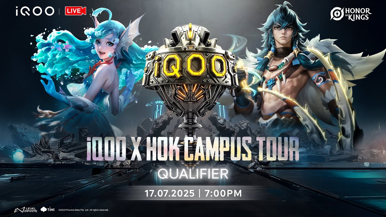 iQOO x HOK Campus Tour Plays Off Day 1 | Qualifier - YouTube